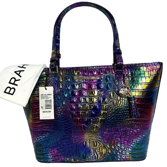 Brahmin | Bags | Brahmin Medium Asher Spotlight Melbourne Croco Leather ...